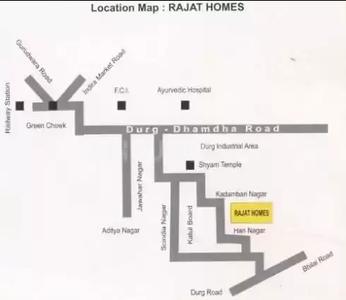 Rajat Homes Location Map Katulbod, Durg