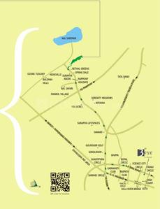 Calica 3rd Eye Greens One Location Map , Ahmedabad