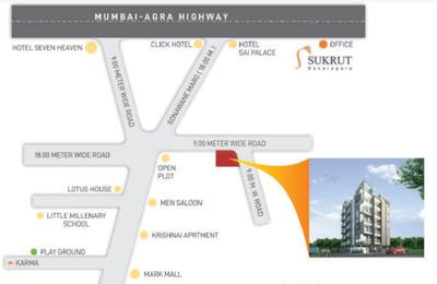 Sukrut Vishrut Location Map Pathardi Phata, Nashik