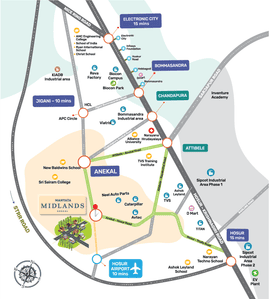 Manyata Midlands in Gudnahalli, Bangalore - Price, Reviews & Floor Plan