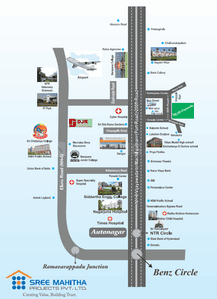 Sree Mahitha Mythrivanam Location Map Kankipadu, Krishna