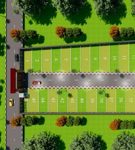 Oblong Crescent Community Location Map Mahabalipuram, Chennai