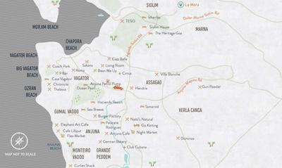 Vianaar LA Mora Location Map Colvale, Goa