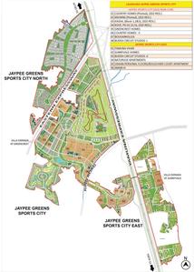 Jaypee Krowns Location Map Yeida, Greater Noida