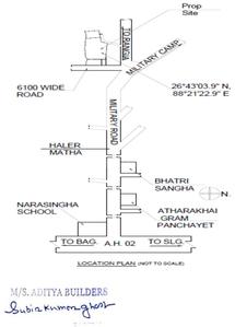 Aditya Malancha 2 Location Map Matigara, Siliguri