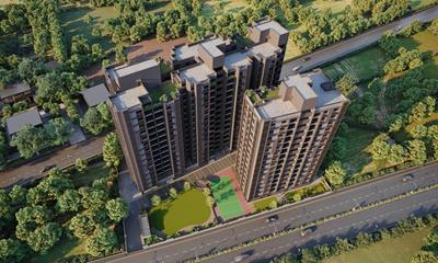 Kalav Skyline Location Map Bopal, Ahmedabad