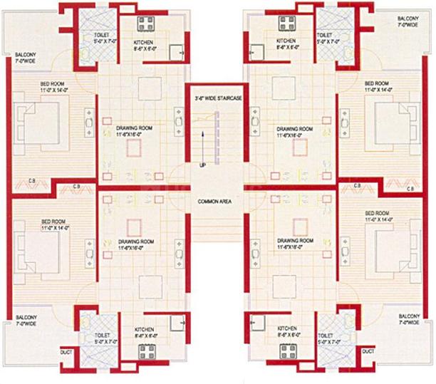 Bajwa Unique Towers Aujla in Kharar, Mohali - Price, Reviews & Floor Plan