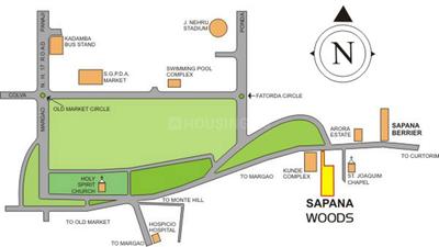 Nanu Sapana Woods Location Map Salcete, Goa