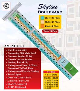 Sky Line Boulevard Location Map Devanahalli, Bangalore