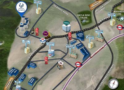Nirmal Olympia A B Location Map Mulund West, Thane