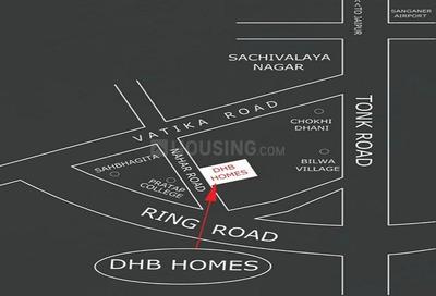 DHB Homes Location Map Kankha Ki Dhani, Jaipur