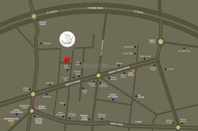 Kanha Nest Elina Location Map Nikol, Ahmedabad