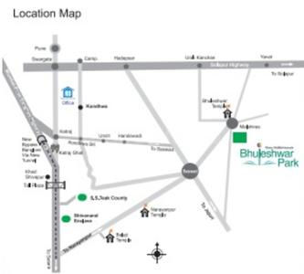 Ranjeet Bhuleshwar Park Location Map Malshiras, Pune
