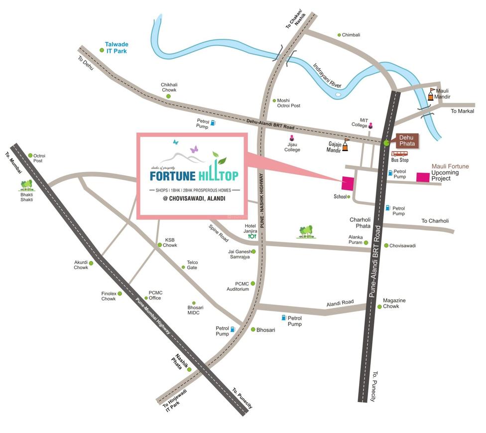 Fortune Hill Top in Alandi, Pune - Price, Reviews & Floor Plan