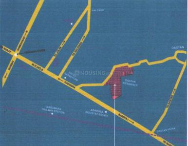Dastan Residency Location Map Baben, Bardoli