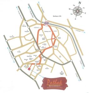 Shree Mahalaxmi Pathak Residency Priyam Wing D To G Location Map ...