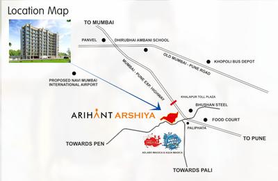 Arihant Arshiya Phase IV Location Map Khopoli, Navi Mumbai