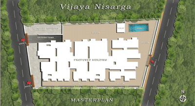 Vijaya Nisarga Location Map Kaggalipura, Bangalore