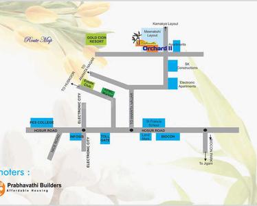890 Sqft 2 BHK Flat for sale in Prabhavathi Orchard 2 | Electronic City ...
