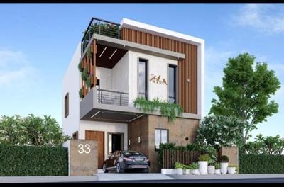 1520 Sqft 3 BHK Villa for sale in Indo Eco O2 Zone Villas | Ghatkesar ...