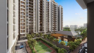 1238 Sqft 3 BHK Flat for sale in Destination Mangalam Marvel | Charholi ...