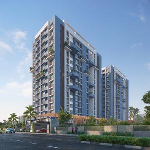 2 BHK 1107 Sqft Flat for sale at Althan, Surat | Property ID - 16166725