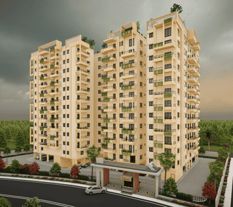 1430 Sqft 2 BHK Flat for sale in The Garden View Flats | Kollur ...