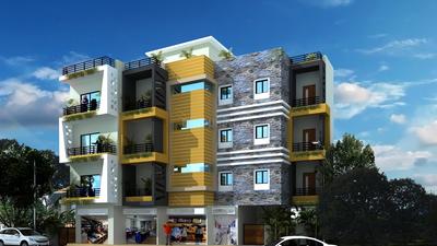 632 Sqft 1 RK Flat for sale in Krishna Gokul Dham Residency | Rau ...