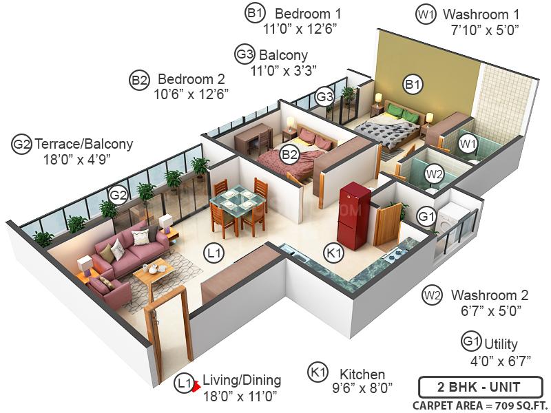Legacy Aeon Floor Plan Baner, Pune