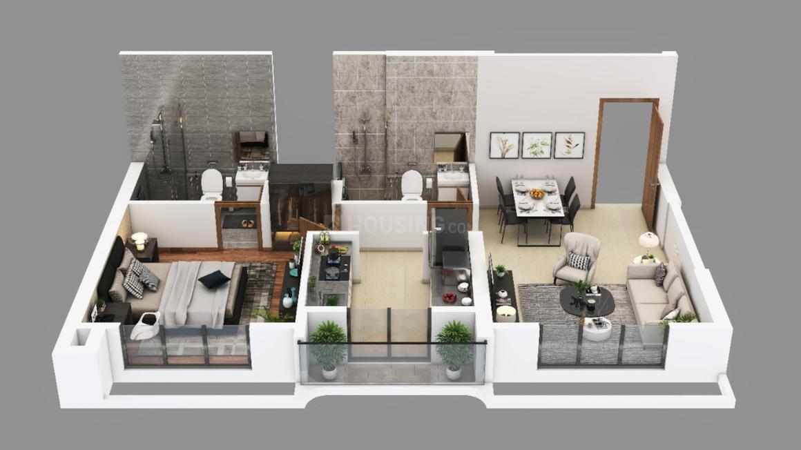 Asha Icon - Live An Iconic Life Floor Plan Dombivli East, Thane