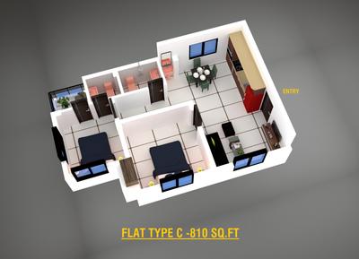 Skyare Maruti Skyare Enclave Floor Plan Behala, Kolkata
