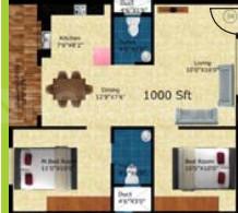 Kumari Brundavan Floor Plan Junnasandra, Bangalore