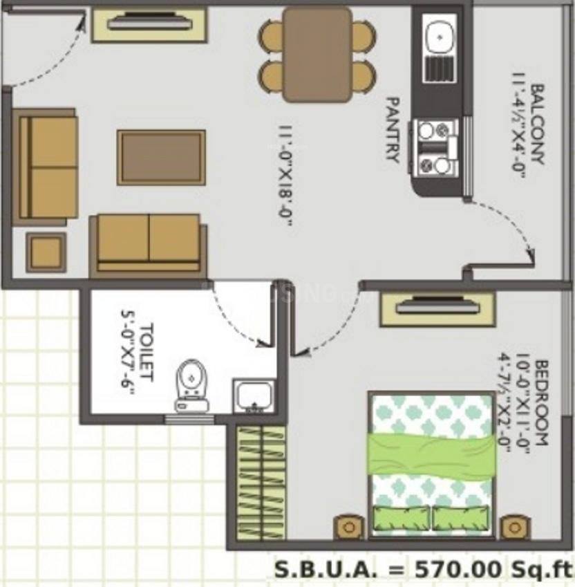 UDB Maverick Floor Plan Karolan Ka Barh, Jaipur
