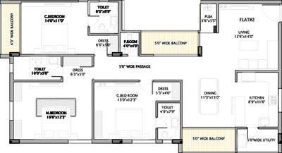 Elements Rocktown Colony in Nagole, Hyderabad - Price, Reviews & Floor Plan