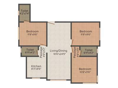 Shanti Pallavi Sadan Floor Plan Ghatkopar East, Mumbai