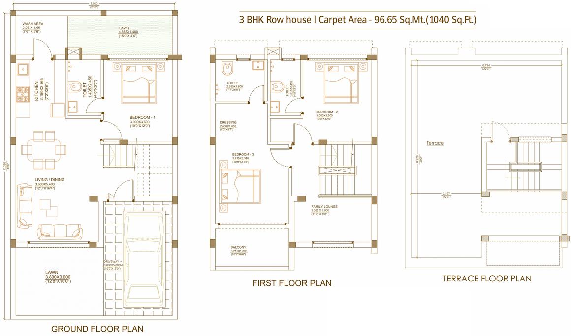 Mahalaxmi City Phase 1 Floor Plan Godhni, Nagpur