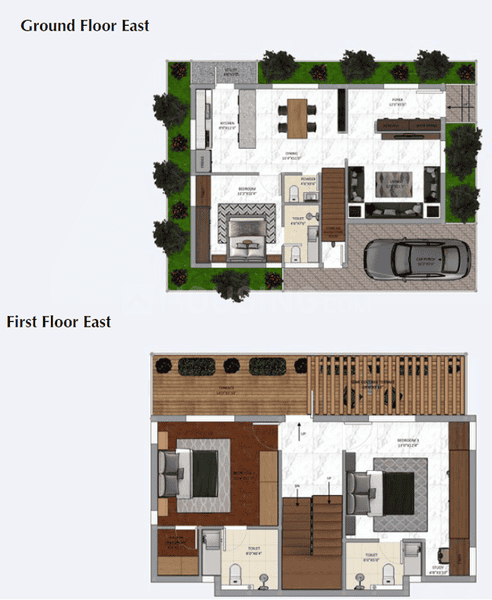 Merusri Serene Floor Plan Chikkasanne, Bangalore