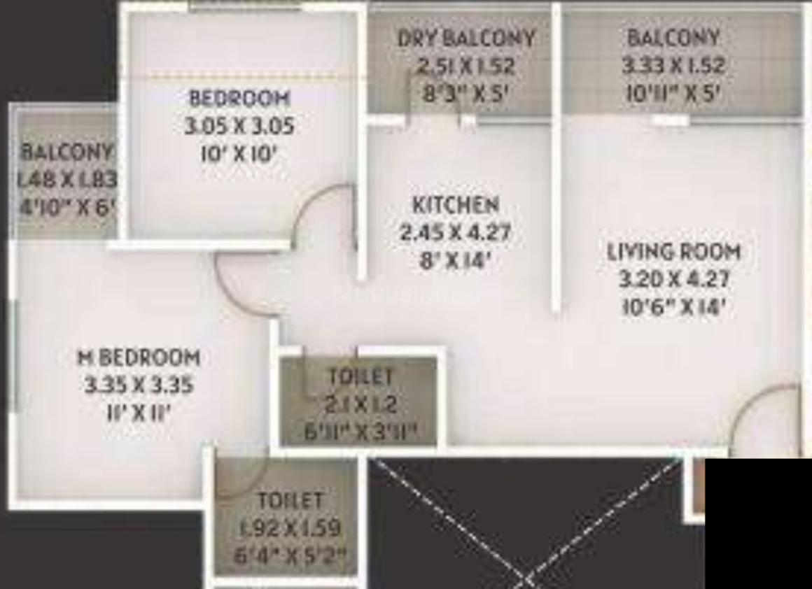 Maithili Square Floor Plan Kiwale, Pune