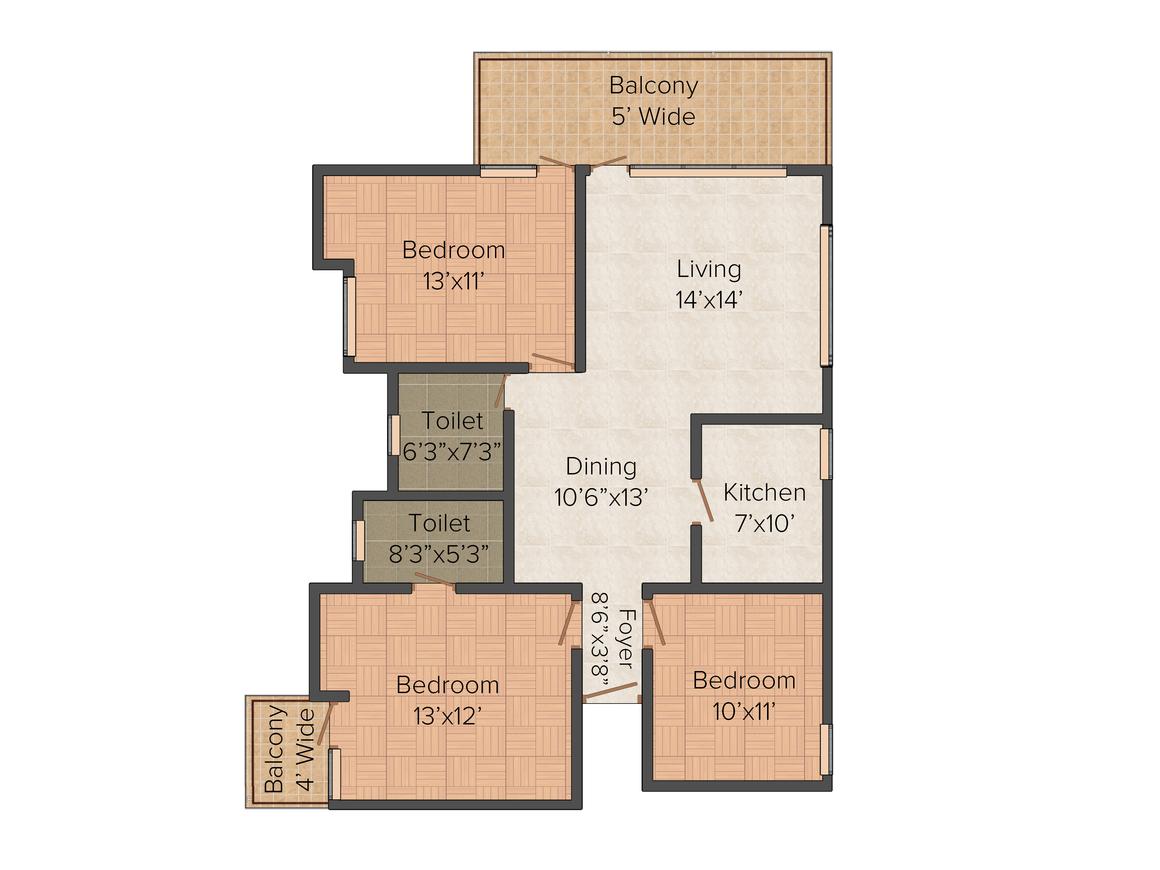 Urban Amangani Floor Plan Shahbajpur Khalsa, Rewari