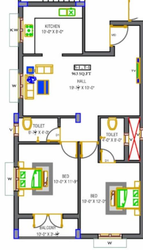 Selvam Esha Homes in Nanganallur, Chennai - Price, Reviews & Floor Plan