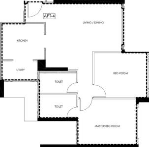 Antevorta Glen Ridge Floor Plan Kodigehalli, Bangalore