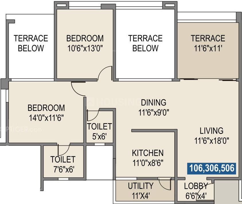 Rohan Tarang in Wakad, Pune - Price, Reviews & Floor Plan