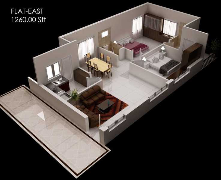 Mandadi Magnus Floor Plan Miyapur, Hyderabad