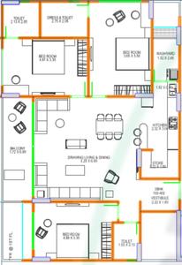 Horizon Kiara Legacy Floor Plan Koteshwar, Ahmedabad