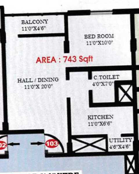Sri Palace Floor Plan Brahmagiri, Udupi