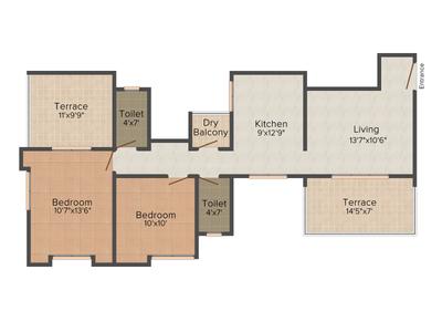 Ghorpade Crystal Floor Plan Khadewadi, Pune