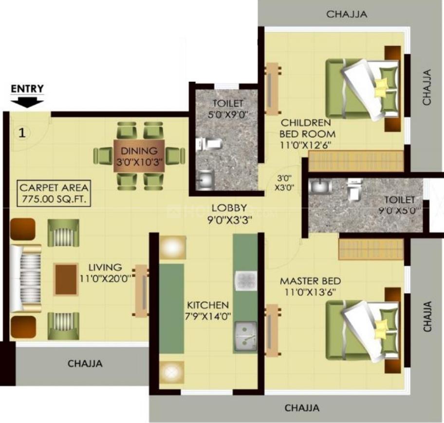 Mayfair Page 3 Floor Plan Andheri West, Mumbai