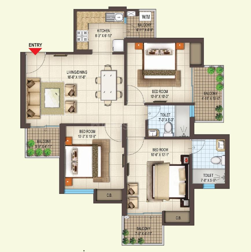 Clover Probuild Spring Homes in Noida Extension, Noida - Price, Reviews ...