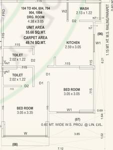 Shree The Skyon Floor Plan Vastrapur, Ahmedabad
