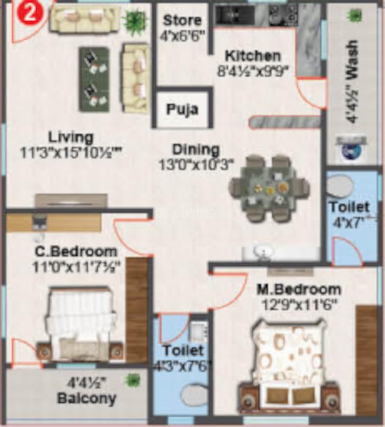 Bhuvana Urban Greens in Gowdavalli - Price, Reviews & Floor Plan